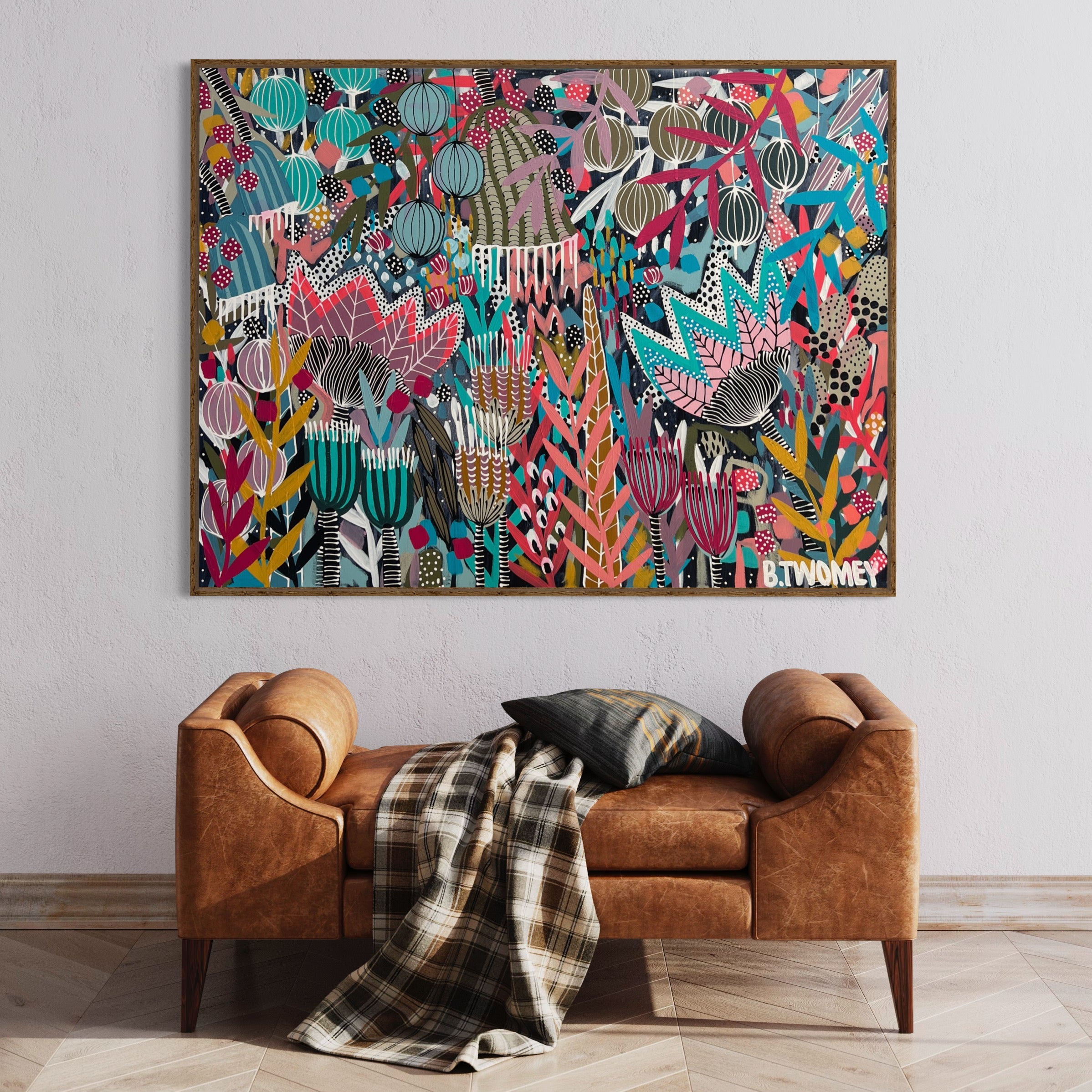 'Full Cup’ (122cm x 92cm) - SOLD – B TWOMEY - Abstract Artist